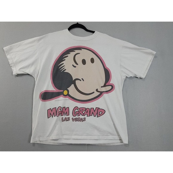 Vintage MGM Grand | Shirts | Vintage Popeye Olive Oyl Mgm Grand Shirt ...